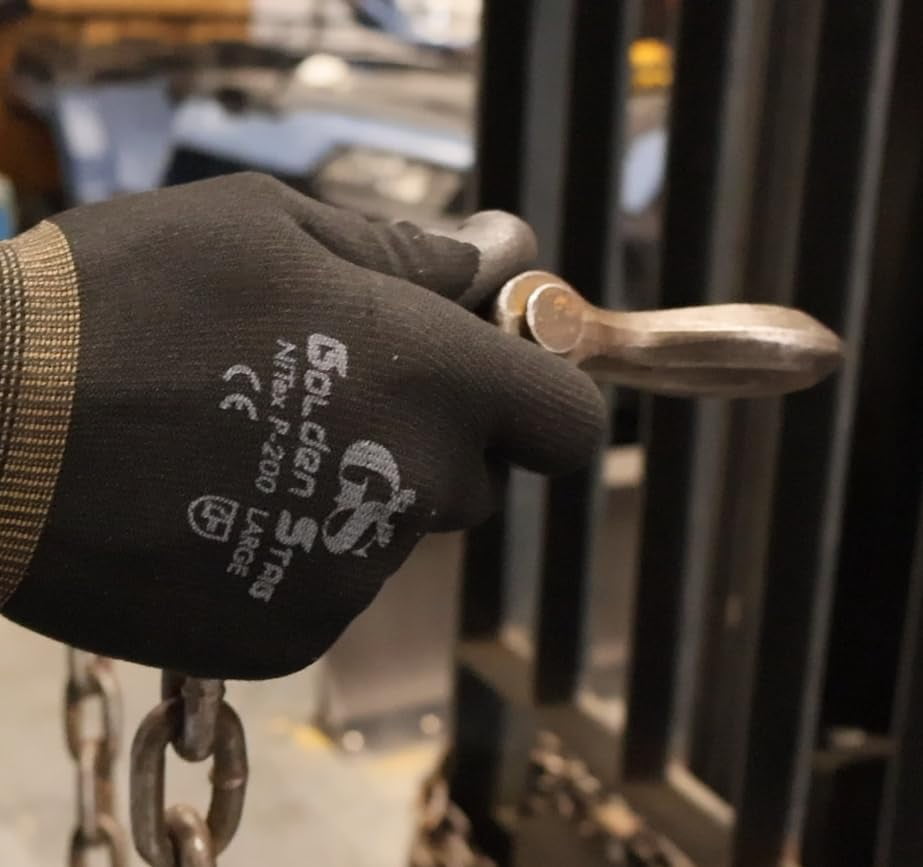 Black Nitrile Glove P-200 (2 Pack) Warehouse Work Package Handling ...
