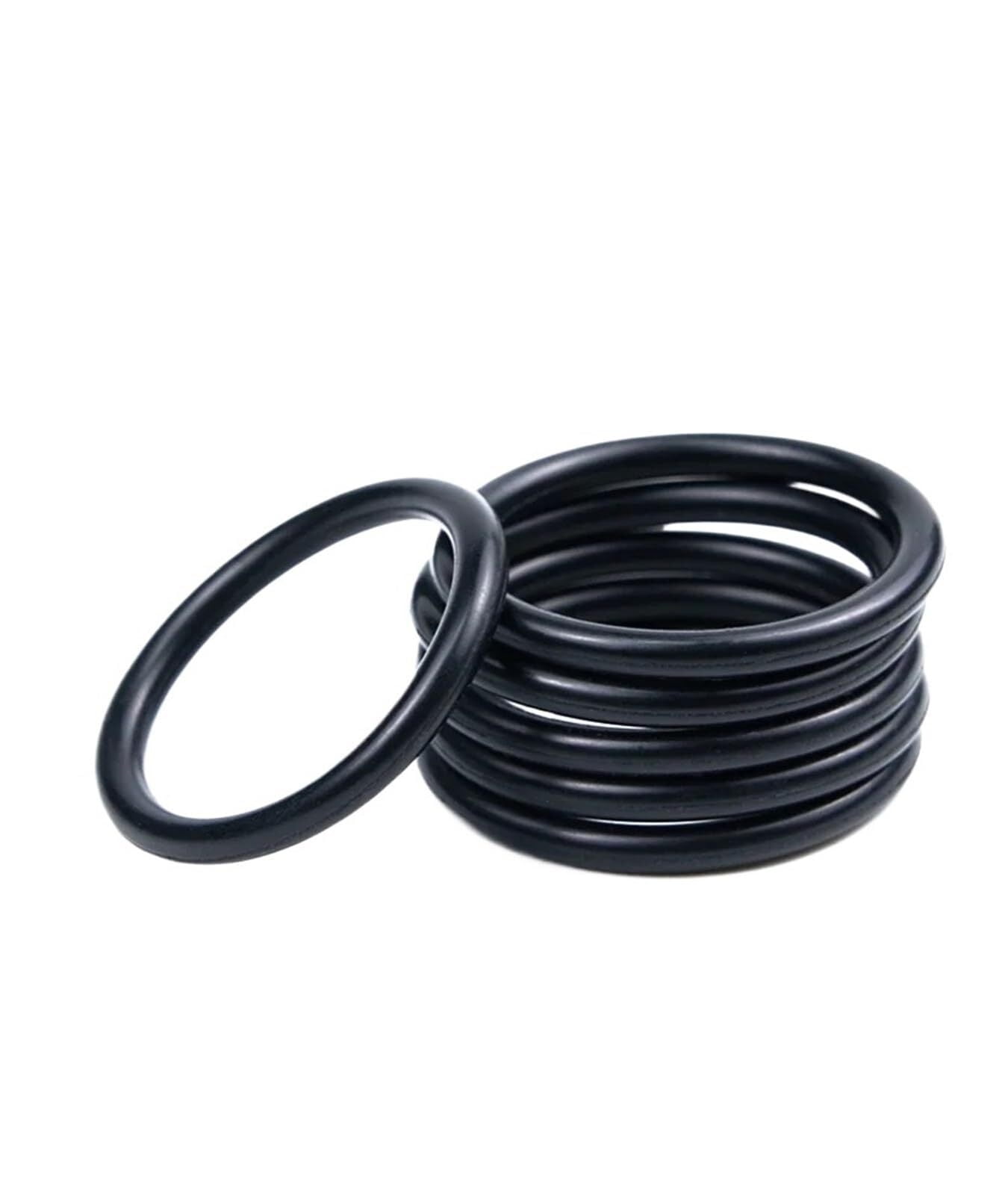 Black Nitrile O-Ring Thickness CS1mm/1.5mm/2mm Outer Diameter 3-80mm ...