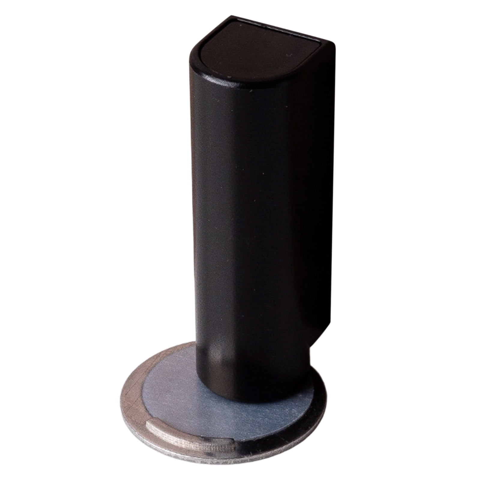 Black No-Drill Door Stop With Strong Magnetic Ultra-Thin Base, Silent ...