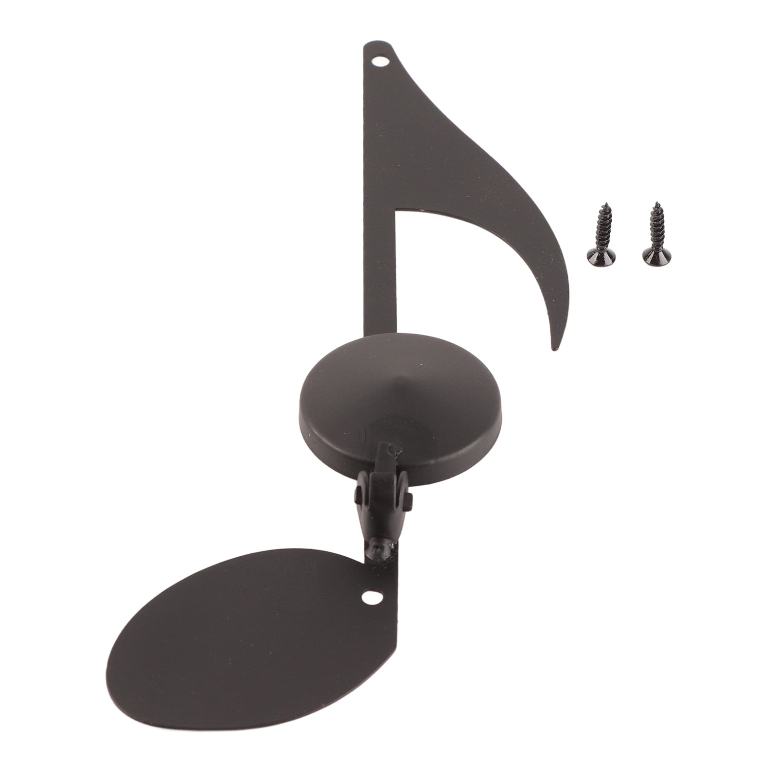 Black Note Wall Lamp Candlestick Wall Mounted Candle Holders Music Note ...