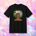 Black Nurse Afro Word Art Unisex T-Shirt, S-5XL - Walmart.com