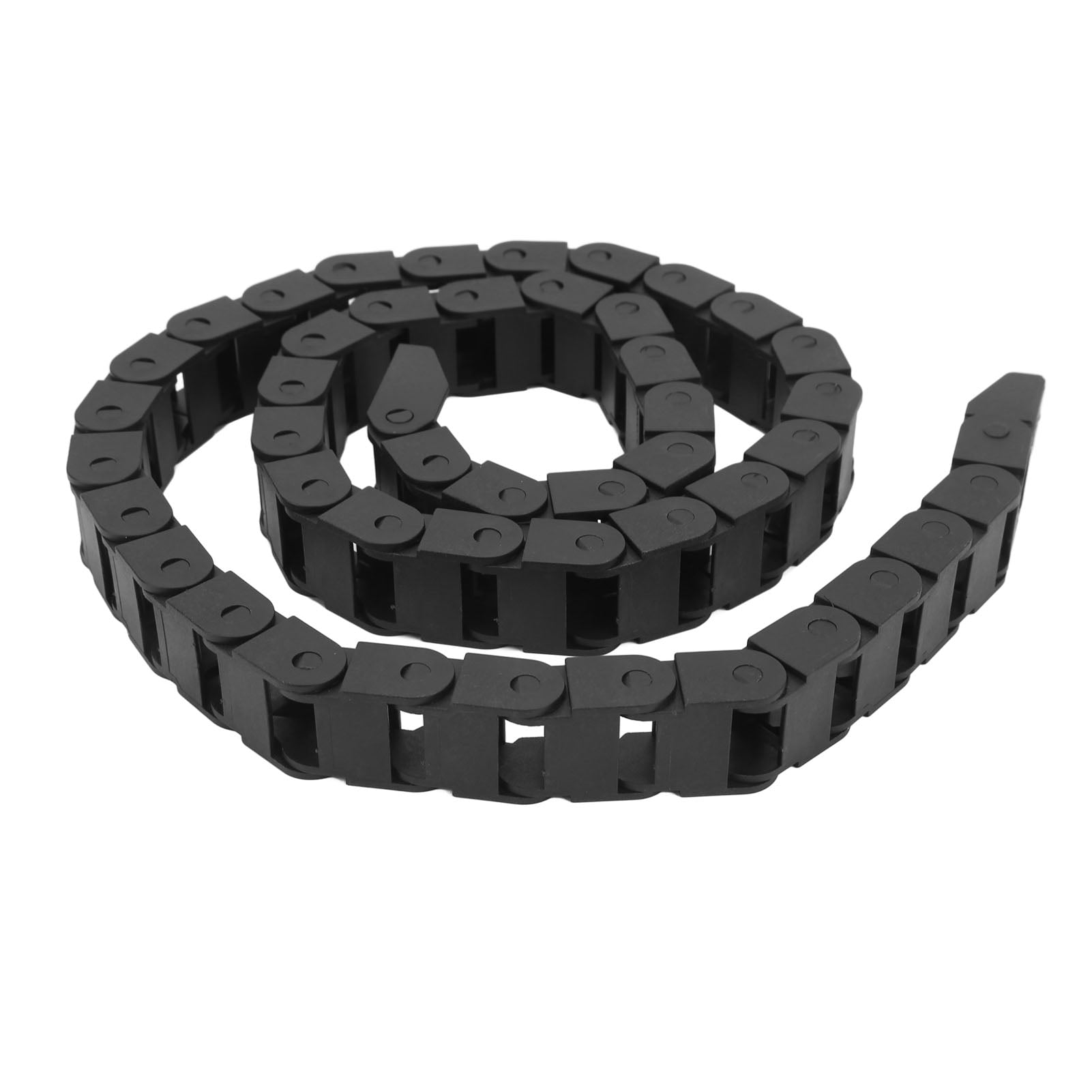 Black Nylon Cable Chain with End Connector Wire Carrier Drag Chain for ...
