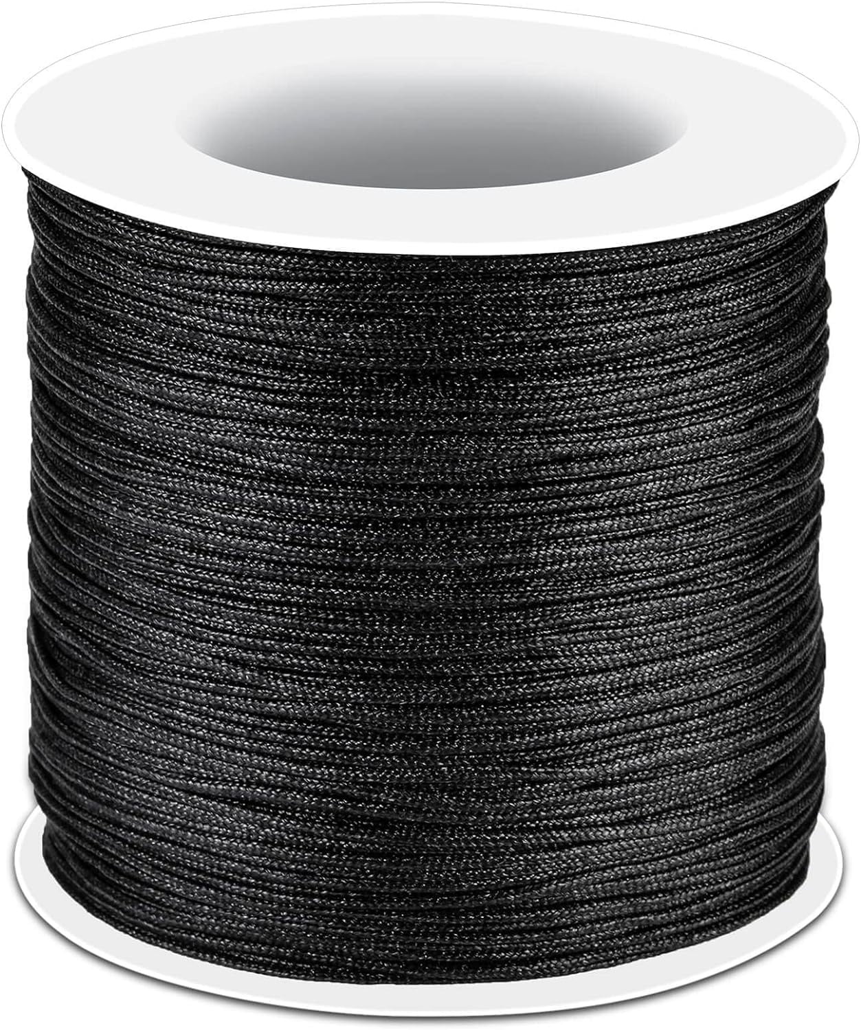 Black Nylon String, 0.8mm Nylon Thread Chinese Knotting Cord Tarred ...