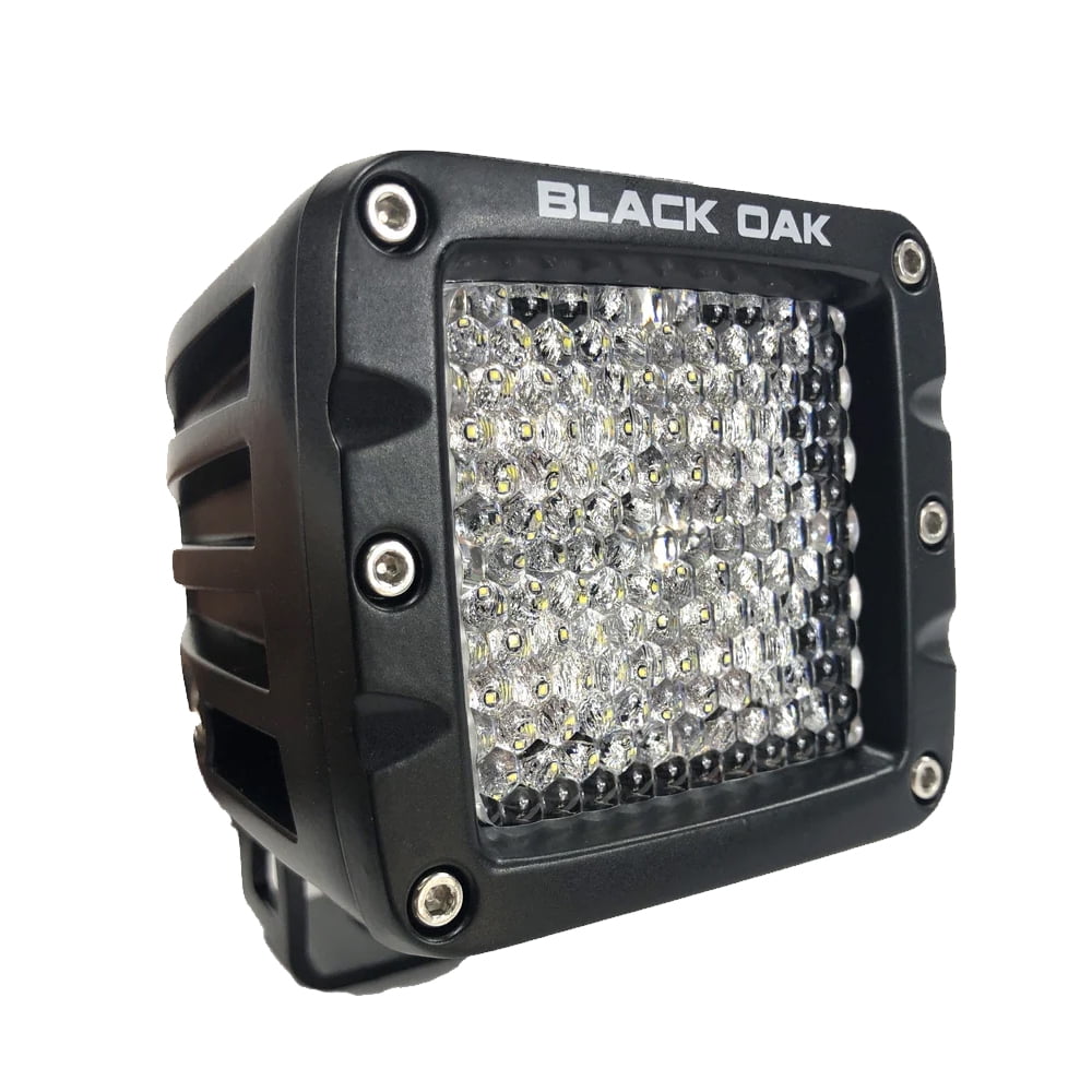 Black Oak 2" LED Pod Light - Diffused Optics - Black Housing - Pro ...