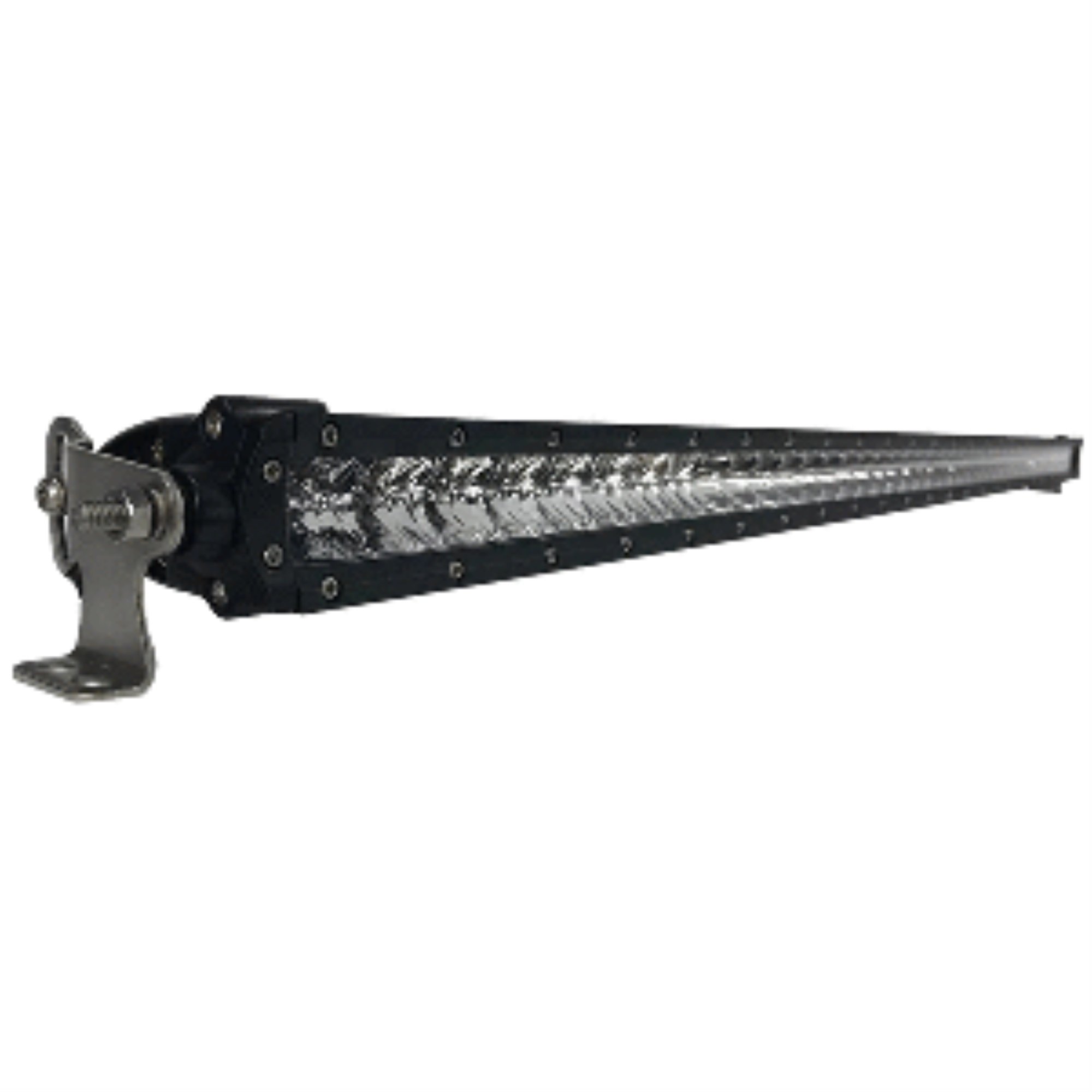 Black Oak 40" Single Row LED Light Bar - Combo Optics - Black Housing ...