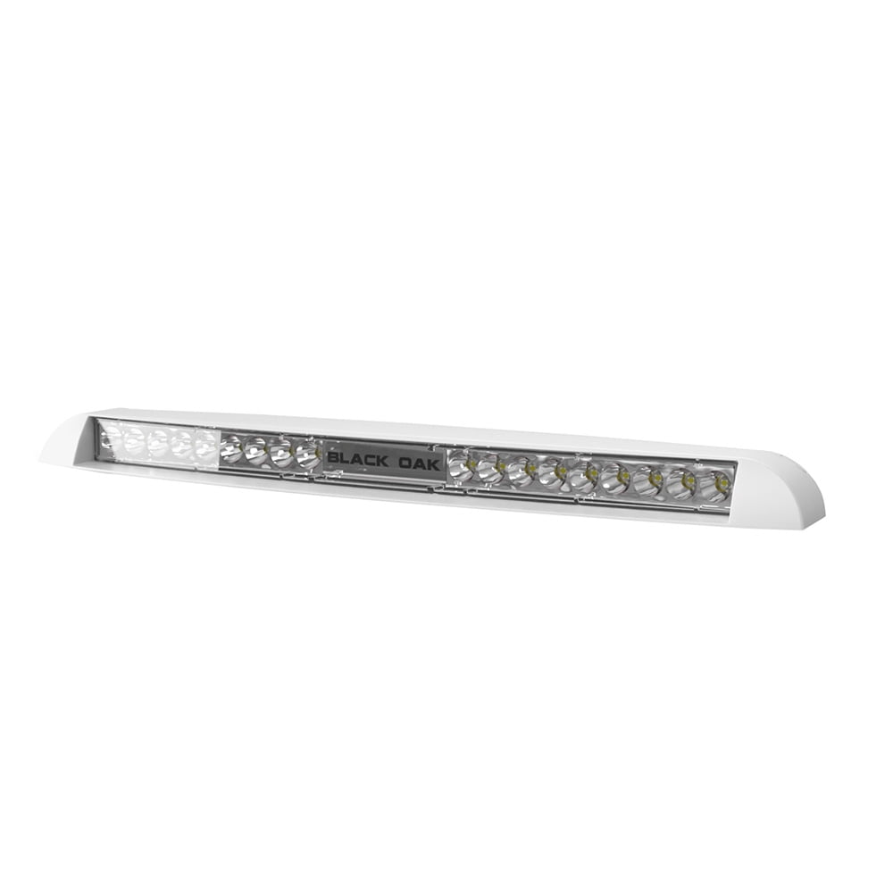 Black Oak Low Profile Marine Bar - Spot - White [LP-WS] - Walmart.com