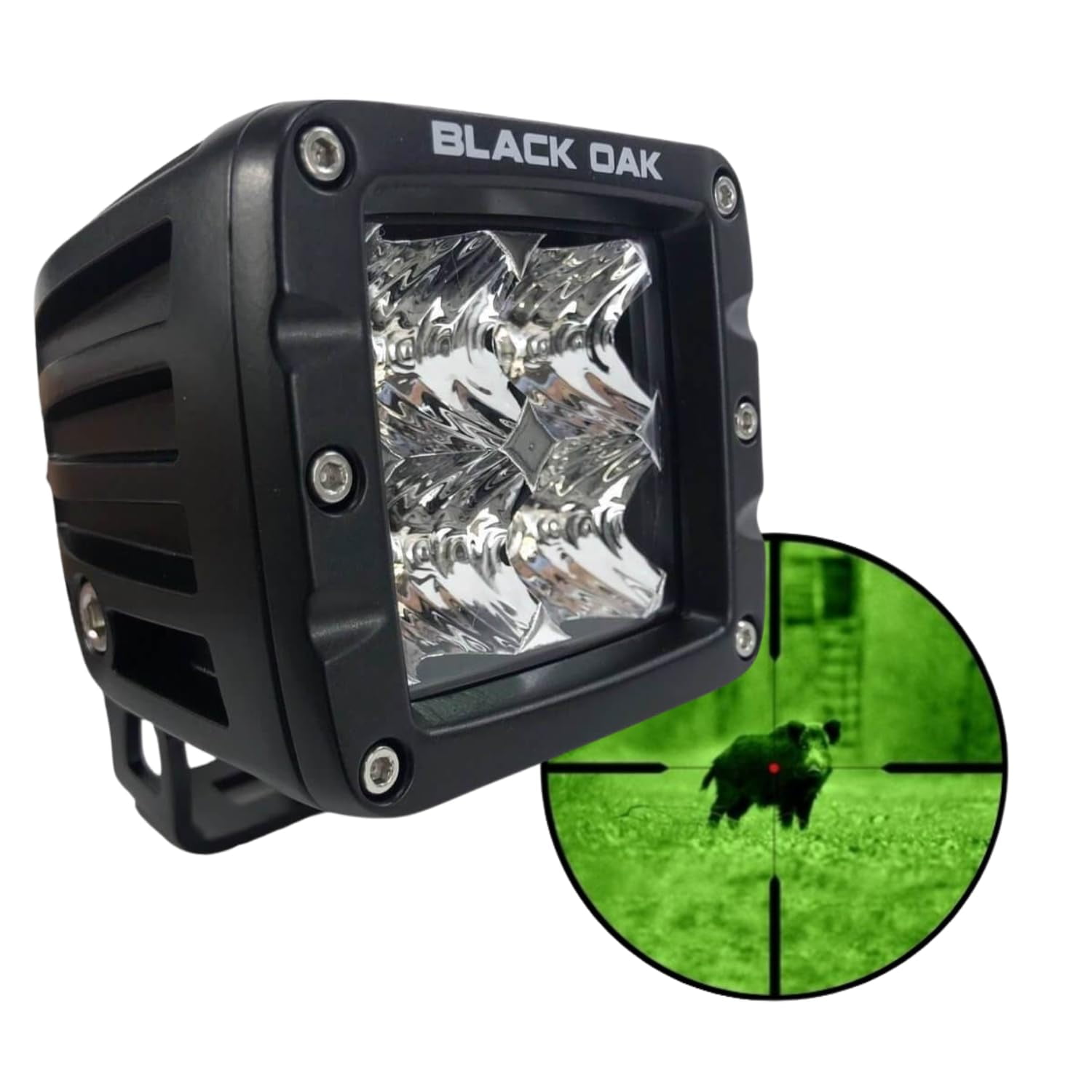 Black Oak Vehicle Infrared SSF20 LED POD Light - Tactical LED Light POD ...