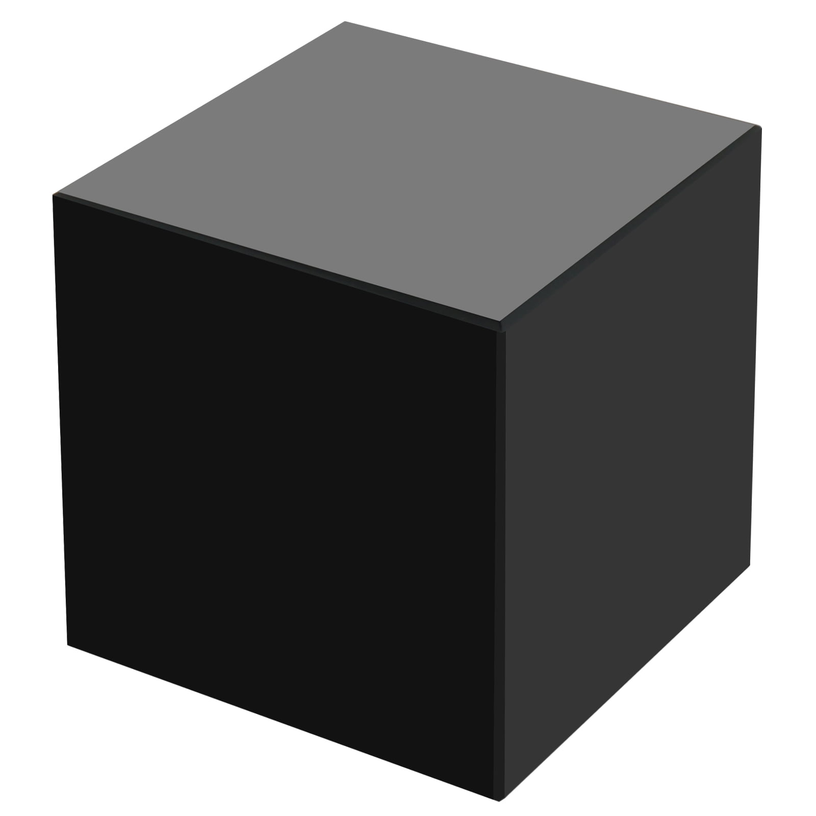 Black Obsidian Cube Natural Obsidian Quartz Crystals Handmade Black ...