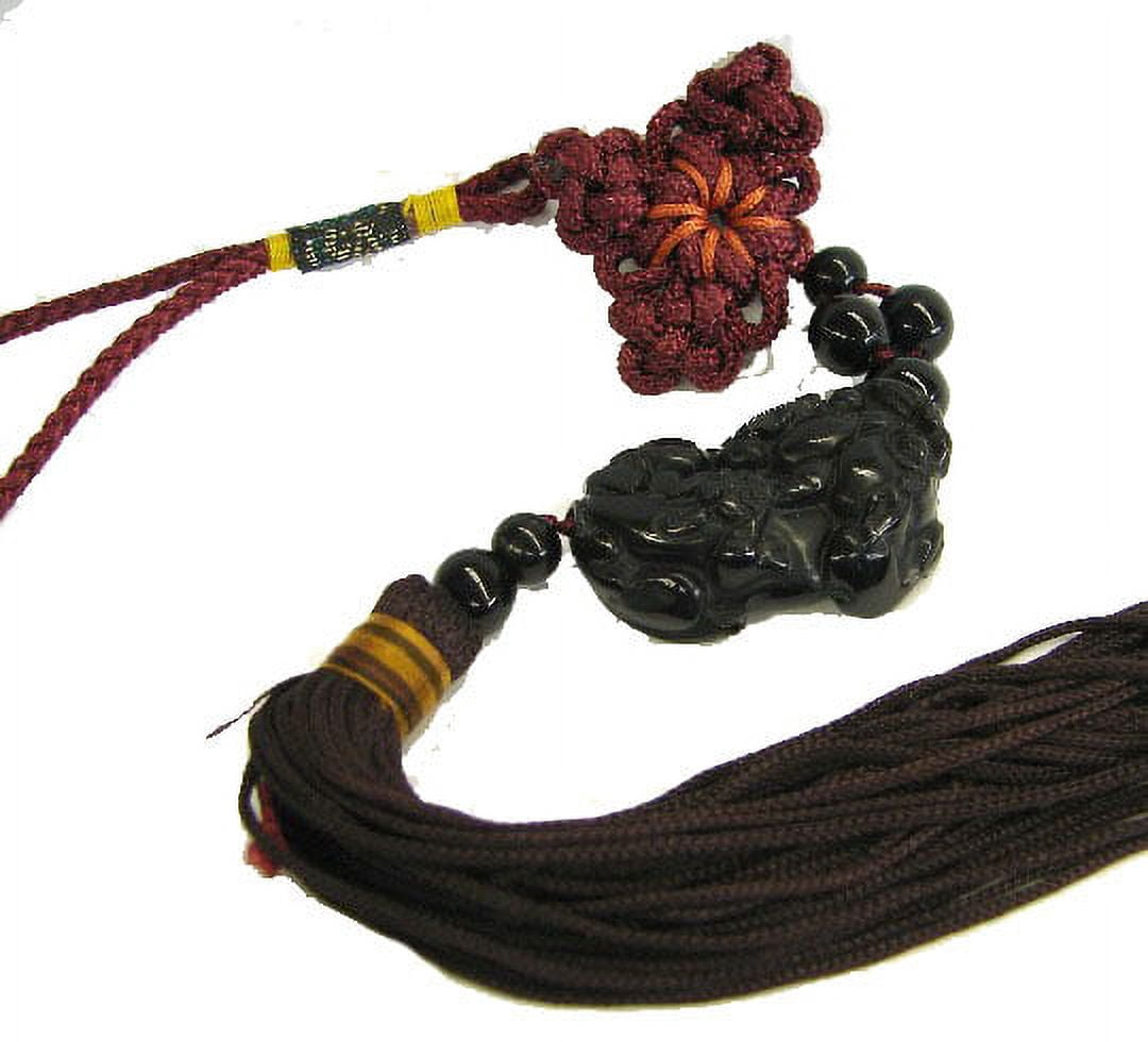 Black Obsidian Pi Yao Charm - Walmart.com