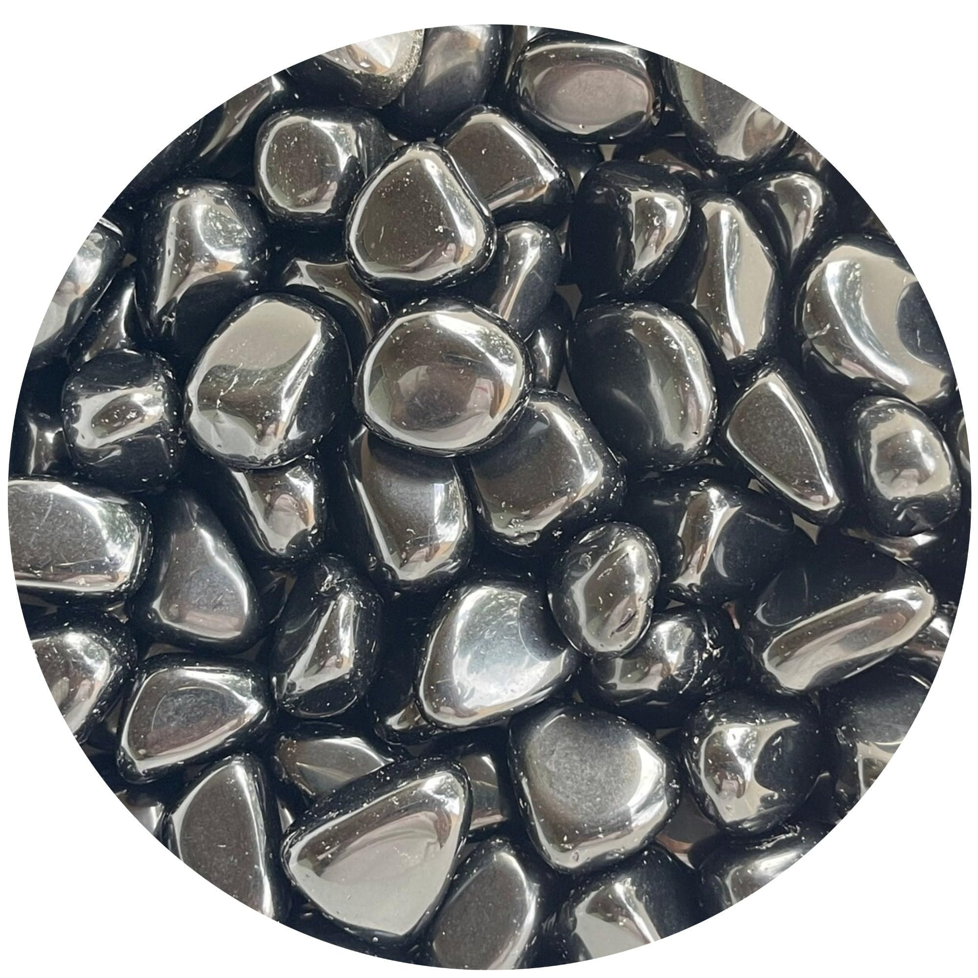 Black Obsidian Tumbled Stones, Polished Black Obsidian Stone, Black ...