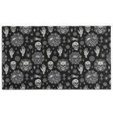 Black Occult Symbol Pattern Door Rugs,Washable Non Slip Door Mats ...