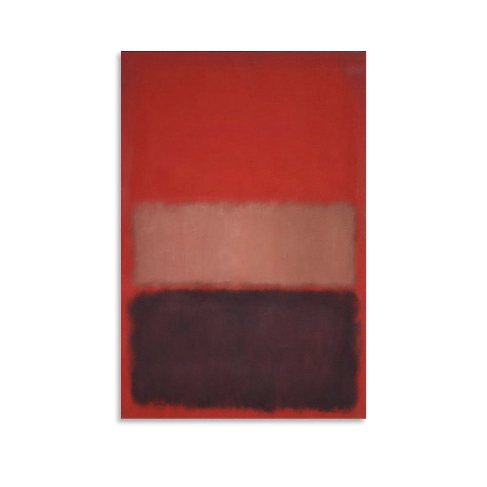 Black Ochre Red Over Red 1957 by Mark Rothko Home Decor Poster Wall Art ...