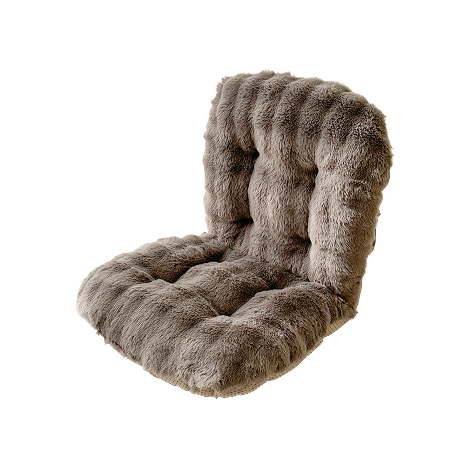 Black Office Chair Cushion Seat And Back Cushion Set Thickened Winter ...