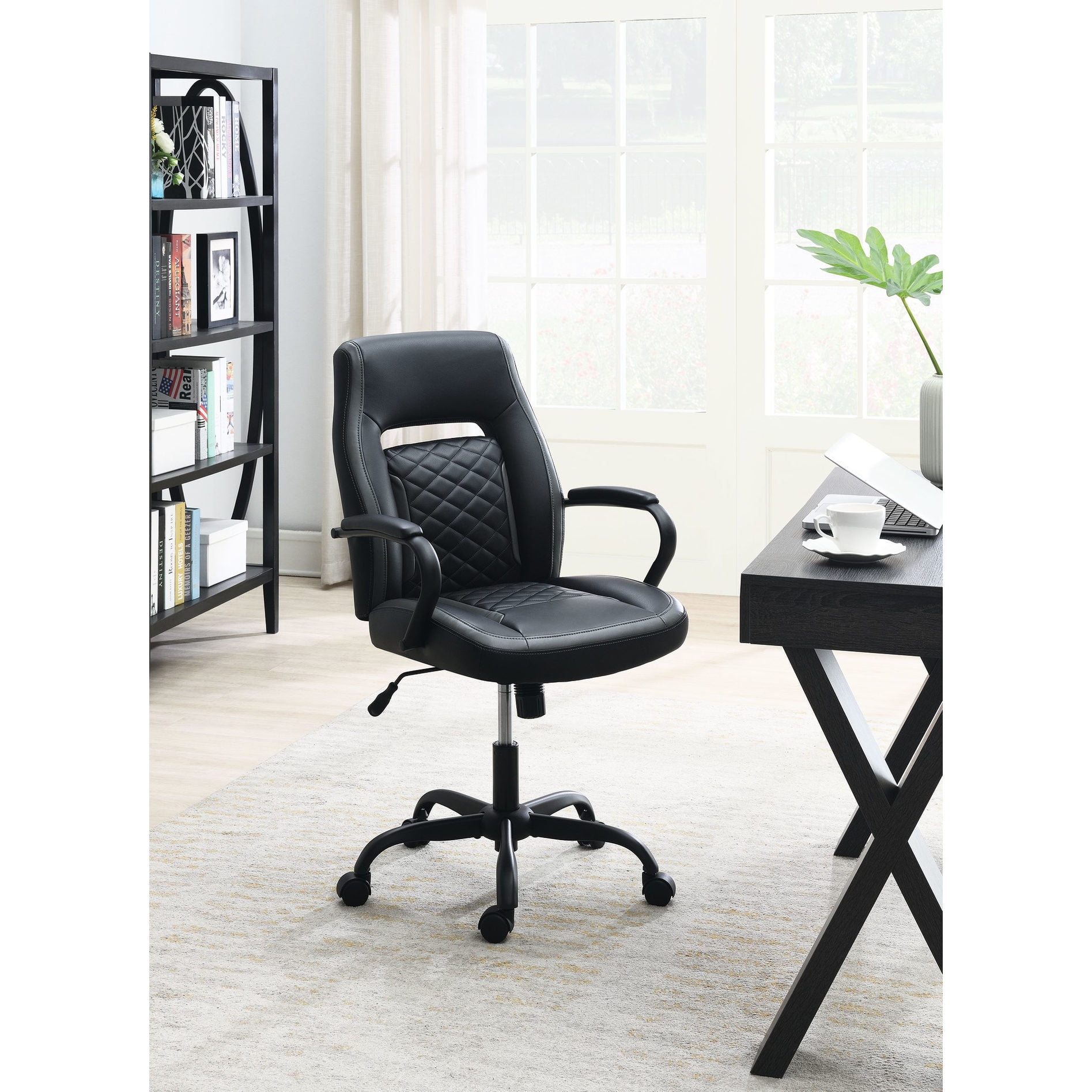 Black Office Chair | Suitable for Long - Term Office Use | Pneumatic ...