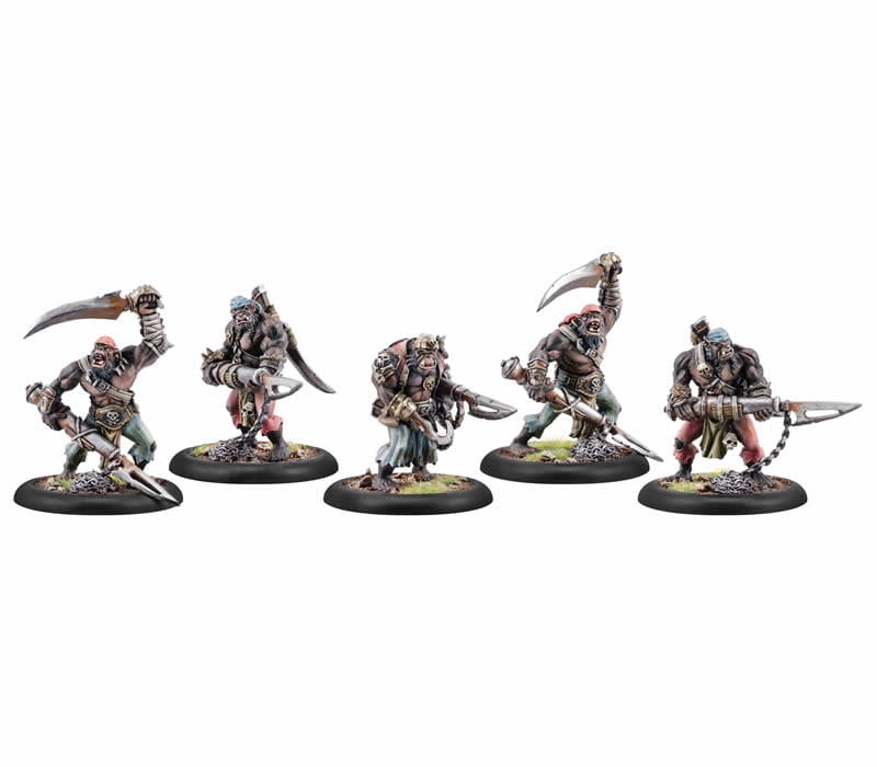 Black Ogrun Boarding Party Unit Cryx Warmachine Miniatures Game ...