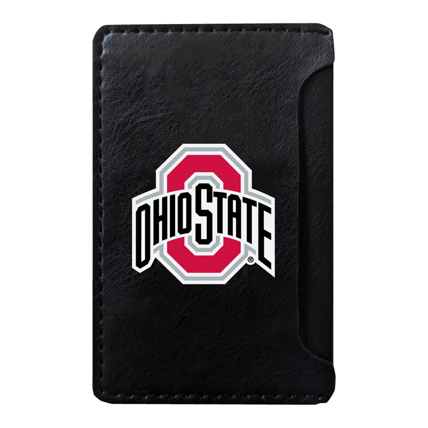 Black Ohio State Buckeyes Faux Leather Phone Wallet Sleeve - Walmart.com