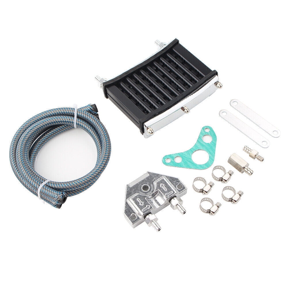 Black Oil Cooler Cooling Radiator For 125cc 140cc 150cc Motor Dirt Pit ...
