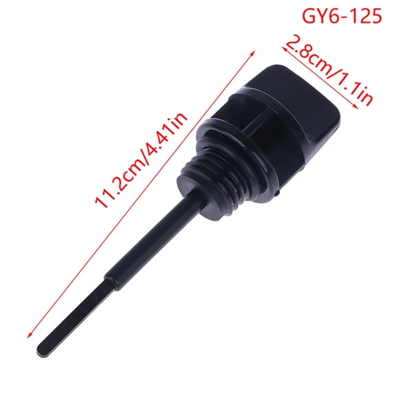 Black Oil Dipstick For Modified Off-road Motorcycle For CG-125 GY6-125 ...