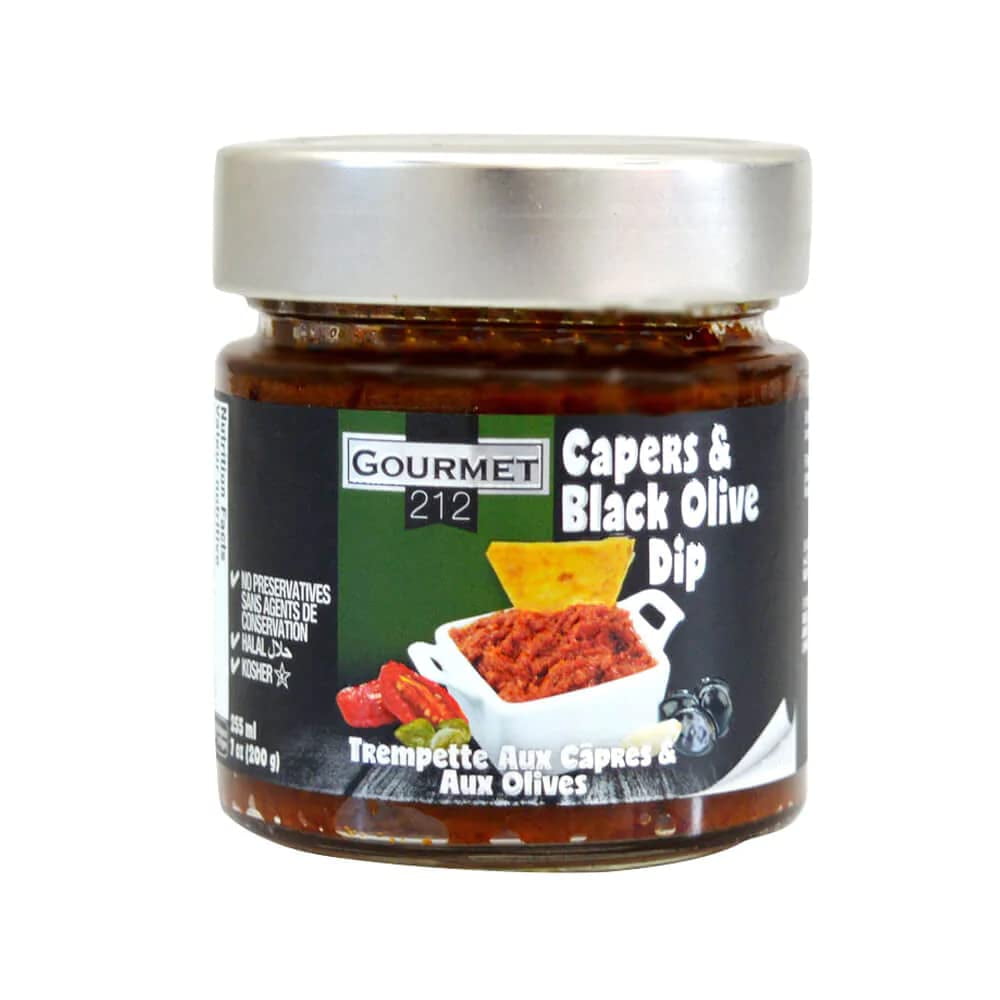 Black Olive And Capers Dip Gourmet212 KKS1 7 Ounces | Mediterrenean ...