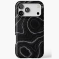 Black Onyx Marble Stone Texture for iPhone Case 11 through 17 Pro Max ...