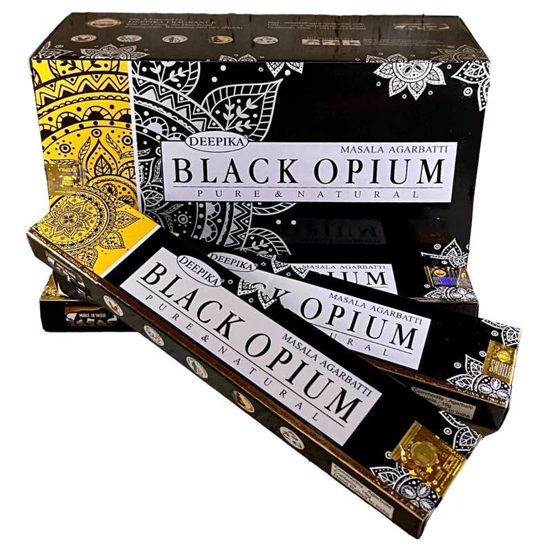 Black Opium Deepika Incense Sticks for House Warming Pooja Temple Stick ...