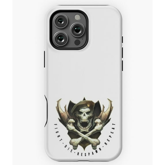 Black Ops Fight Die Respawn Repeat Phone Case for iPhone 16 15 14 13 12 ...