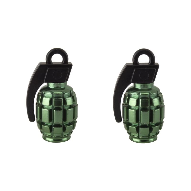Black Ops Grenade Valve Caps Valve Caps Bk-ops Grenade Sv Grn - Walmart.com