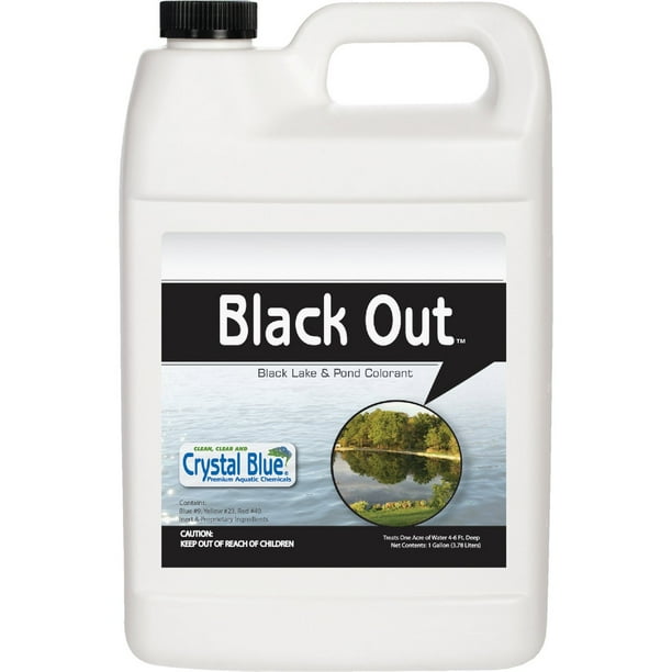 Black Out 1 Gal. 1-Acre Reflective Lake & Pond Colorant 00311 - Walmart ...