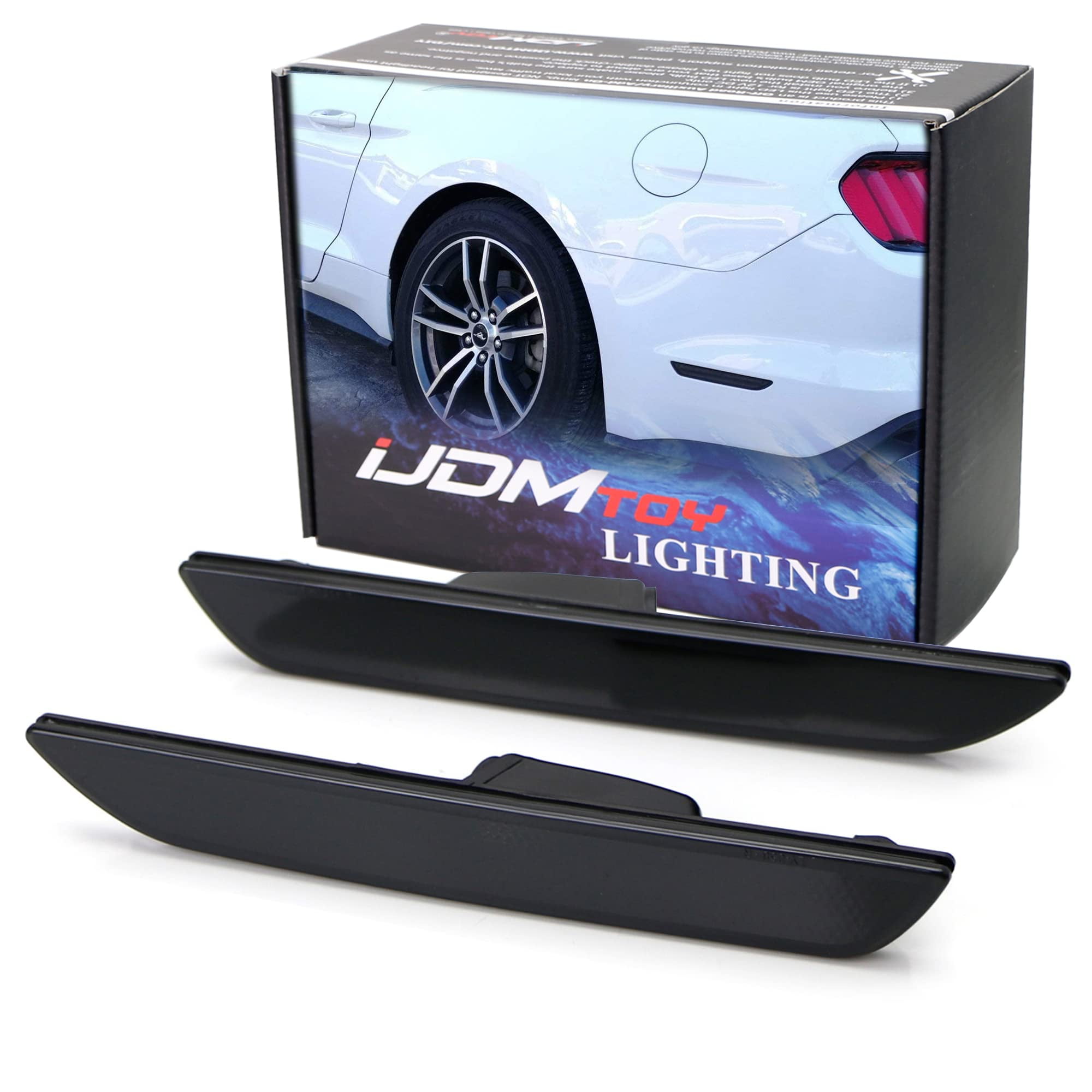 Black-Out Smoked Lens Rear Side Marker Lamp Housing/Shells For 2015 ...