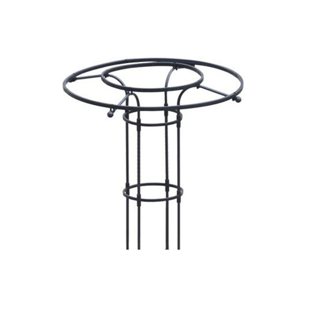 Black Outdoor Climbing Plant Garden Grid Frame Arched Grid Frame Vine ...