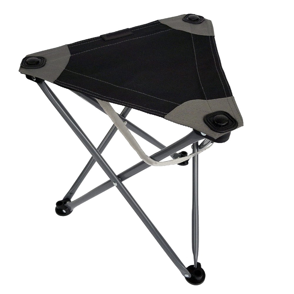 Black Outdoor Travel Chair, Portable Tripod Chair with Carry Strap ...