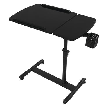 Vaunn Adjustable Height Medical Overbed Bedside Table with Eating Side ...