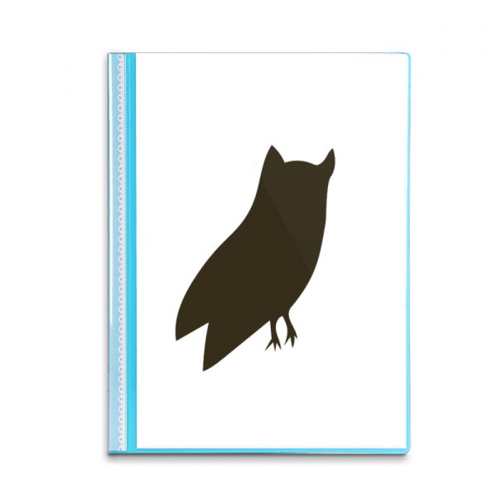 Black Owl Animal Portrayal Book Sheet Protectors Portfolio Binder ...
