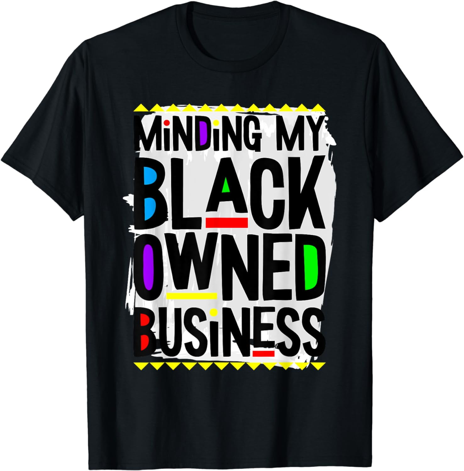 Black Owned Business Black History Month BLM Melanin Afro T-Shirt ...
