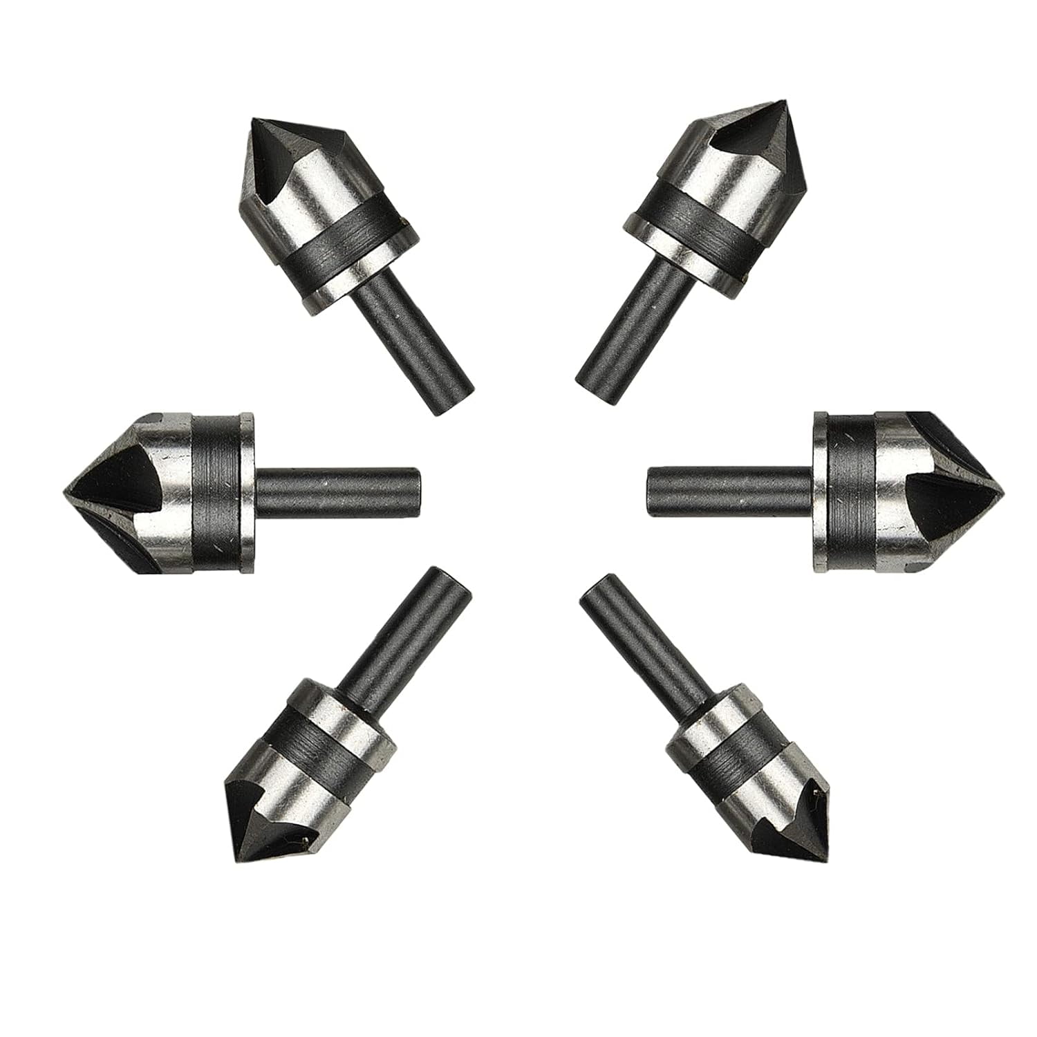 Black Oxide Coated Countersink Drill Bit Set, 82 Degree Counter Sink ...