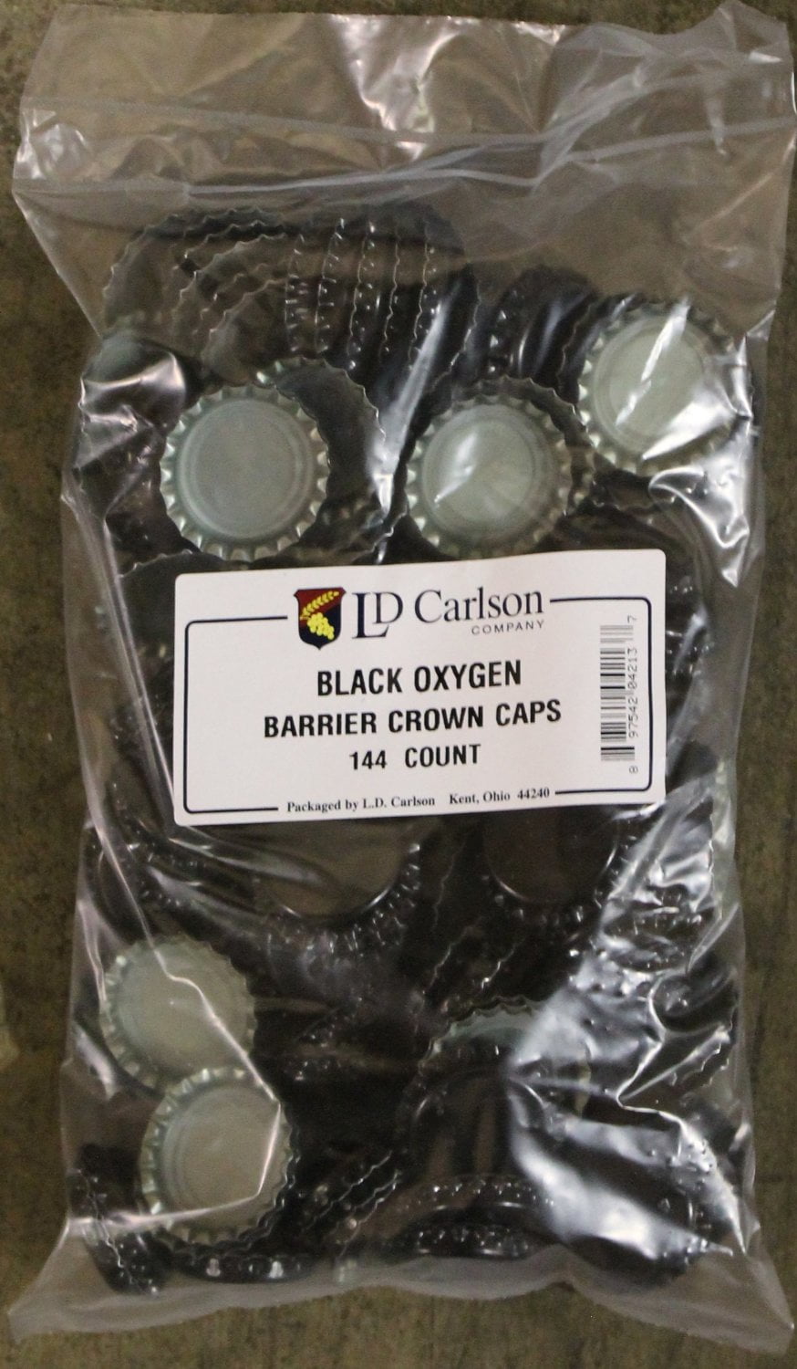Black Oxygen Barrier Crown Caps 144 Ct - Walmart.com
