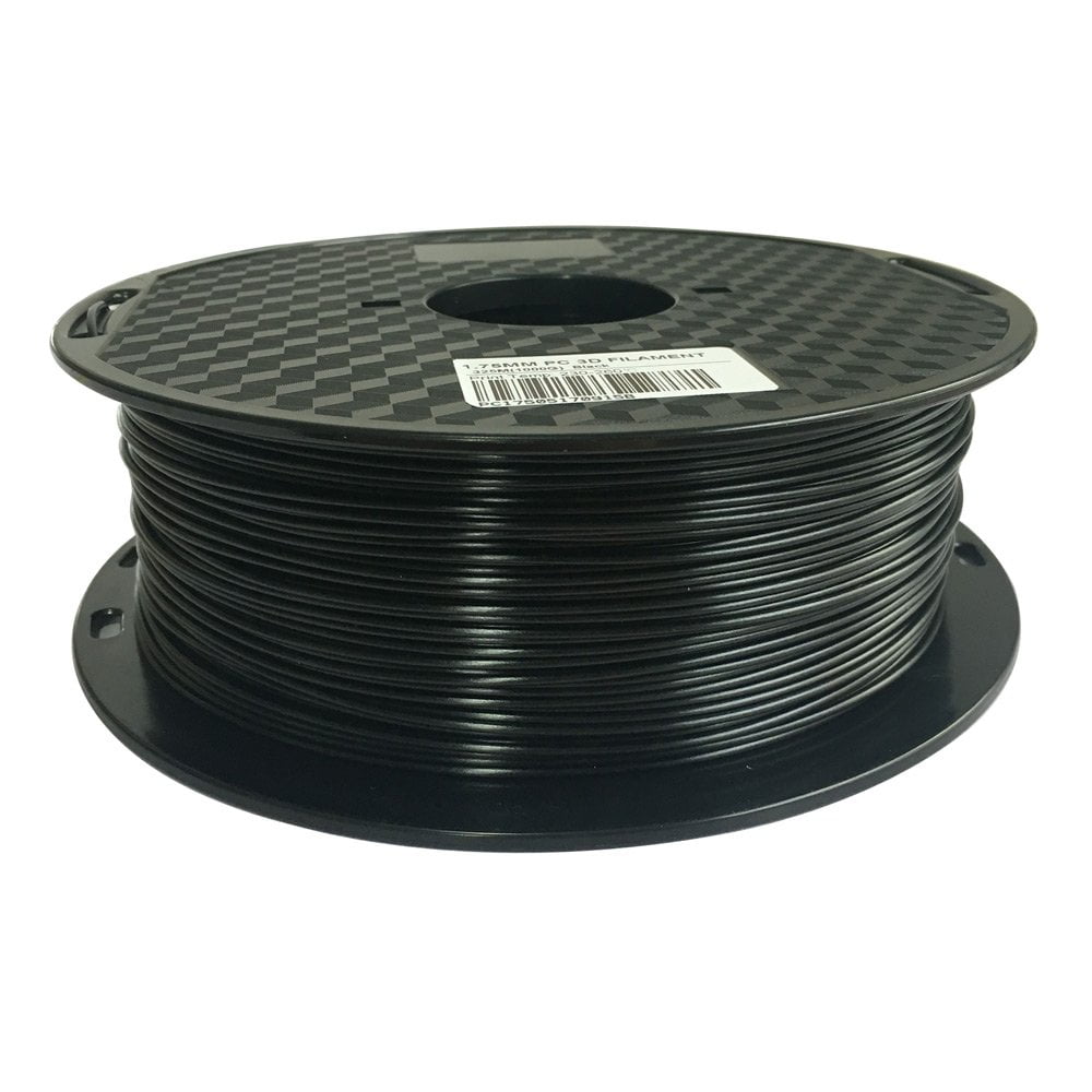 Black PC Filament 1.75 mm 3D Printer Filament 1 KG Spool 2.2LBS ...