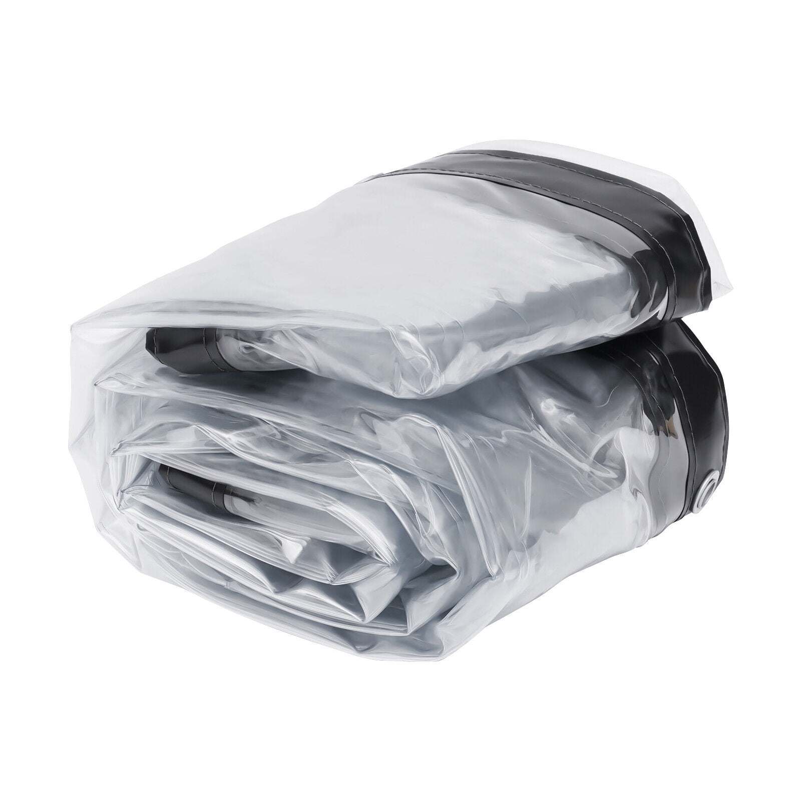 Black PVC Clear Awning Canopy Roll Up Patio Enclosure for Tent,Awning ...