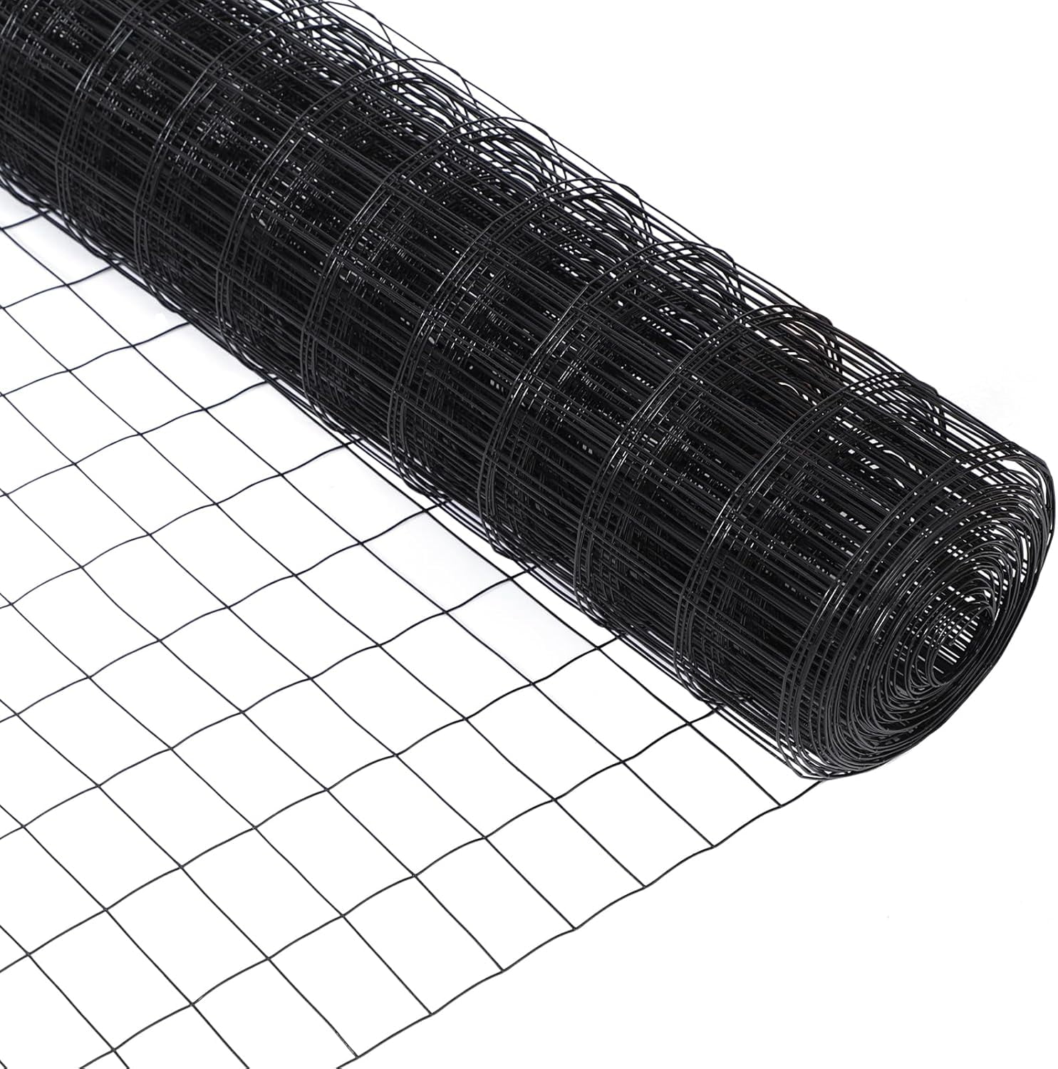Black PVC Coated Welded Wire Fence, Welded Wire Fence, 3ft×50ft PVC ...