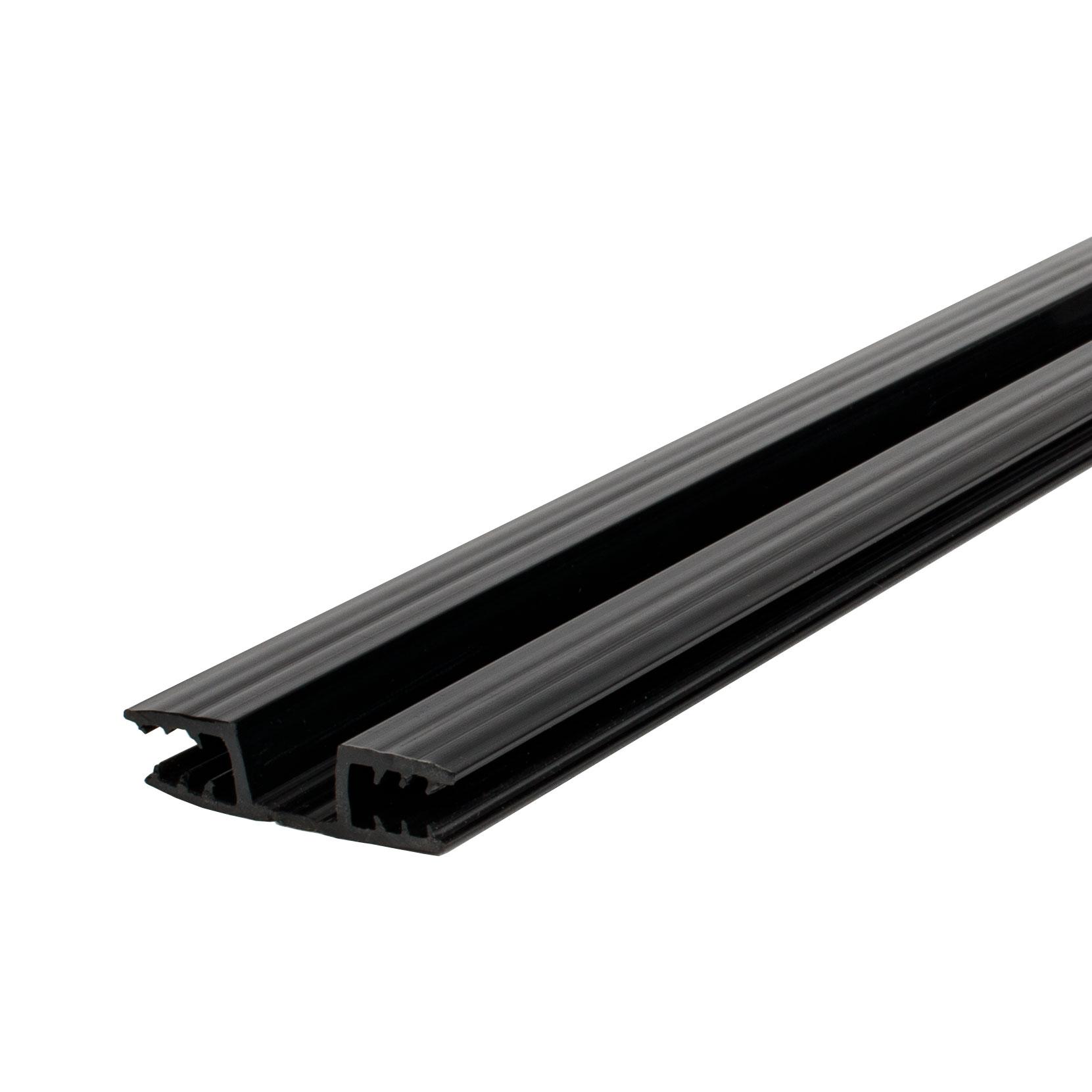 Black PVC Living Hinge for 1/4in Panels - 48 Inches (Pack of 3, 12 Feet ...