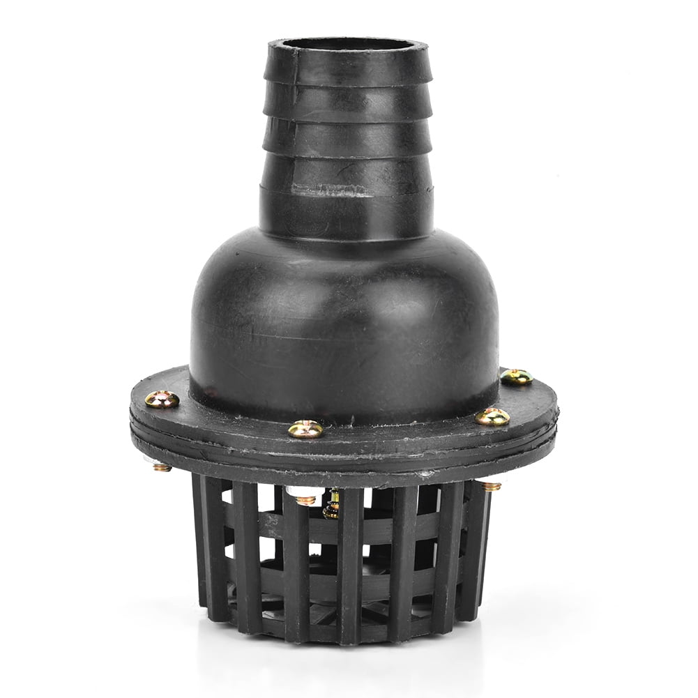 Black PVC Low Pressure Flat Check Valve for Water Pump Fluid Machine (1 ...