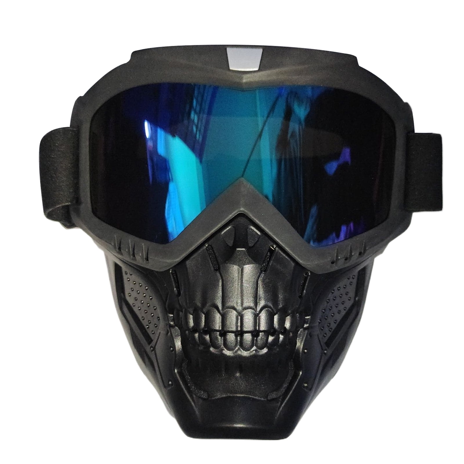 Black Padded ATV Motorcycle Riding Goggle with Face Mask - Walmart.com