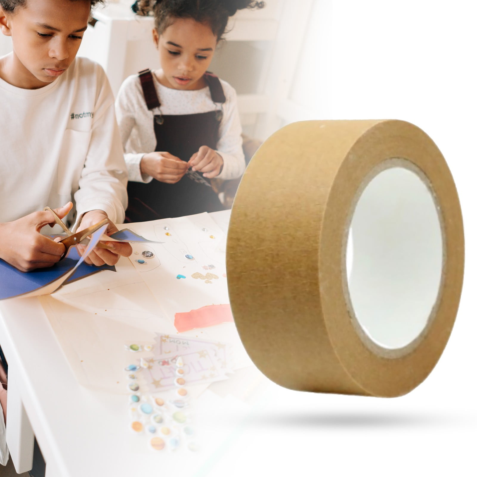 Black Painters Tape - Painter’s Masking Tape Black, Clean Removal Adhesive Precise Paint Lines ...