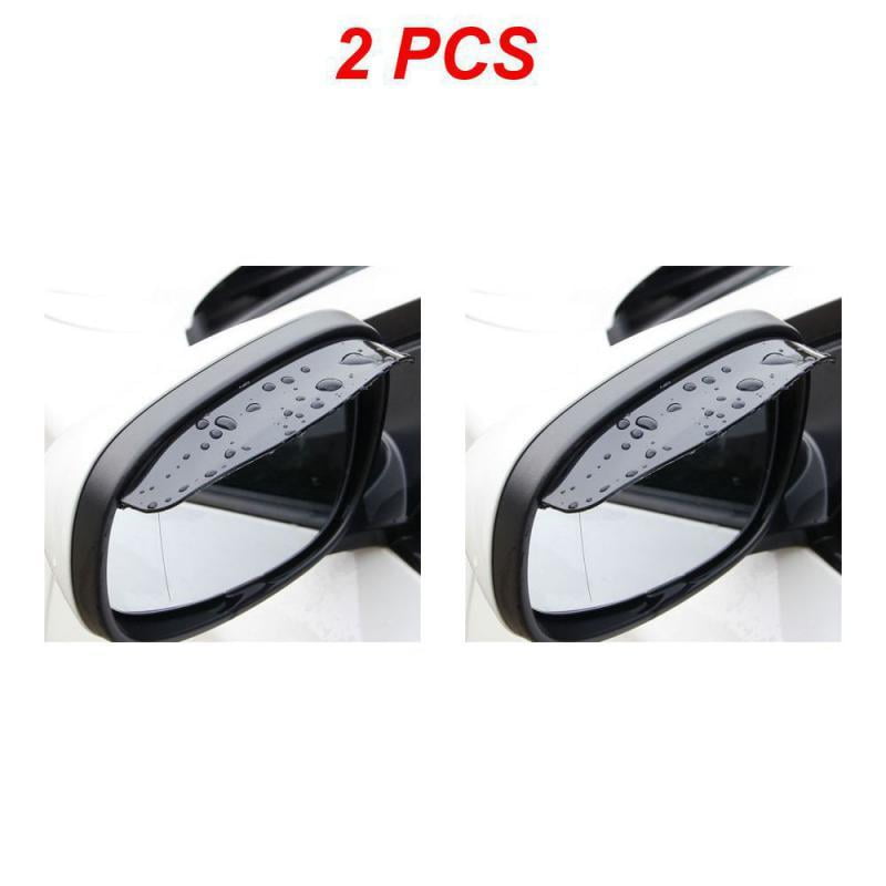 Black Pair 2pcs-1~5PCS Universal PVC Car Rear View Mirror Sticker Rain ...