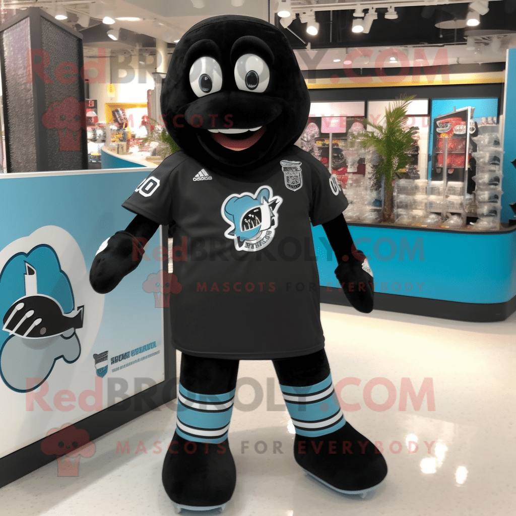 Black Pair Of Ice Skates REDBROKOLY mascot costume character dressed ...