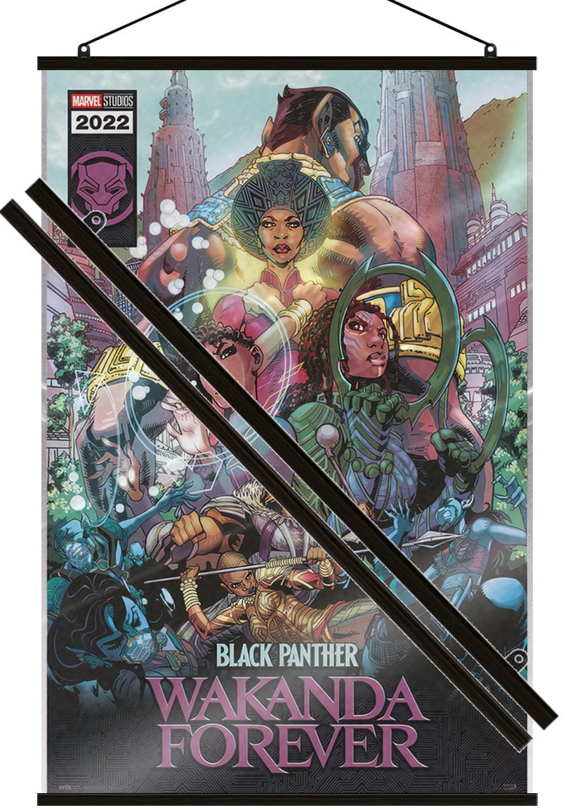 Black Panther 2: Wakanda Forever - Movie Poster (Comic Design - Cast ...