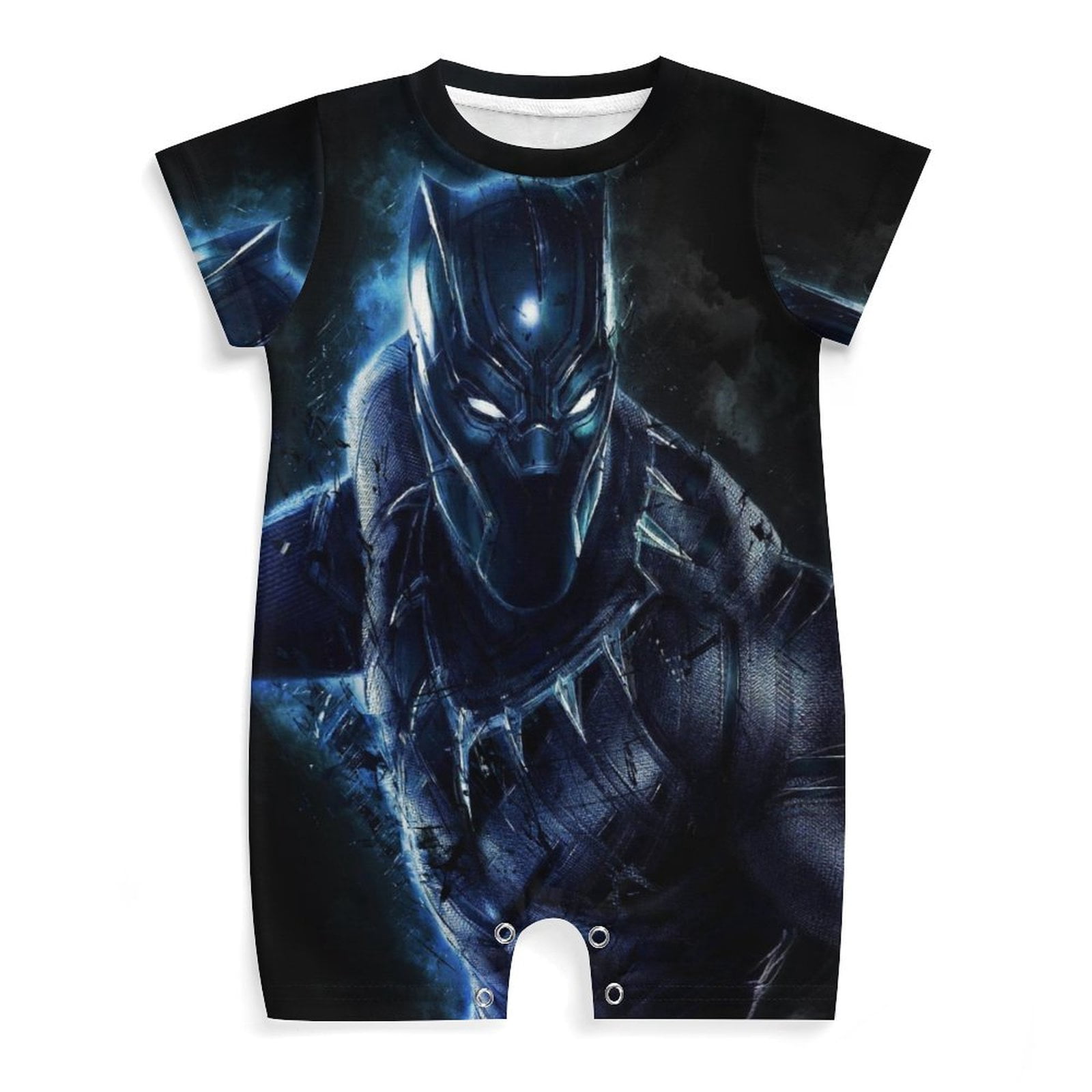 Black Panther Baby Boy Rompers Short Sleeve Toddler Summer Clothes ...