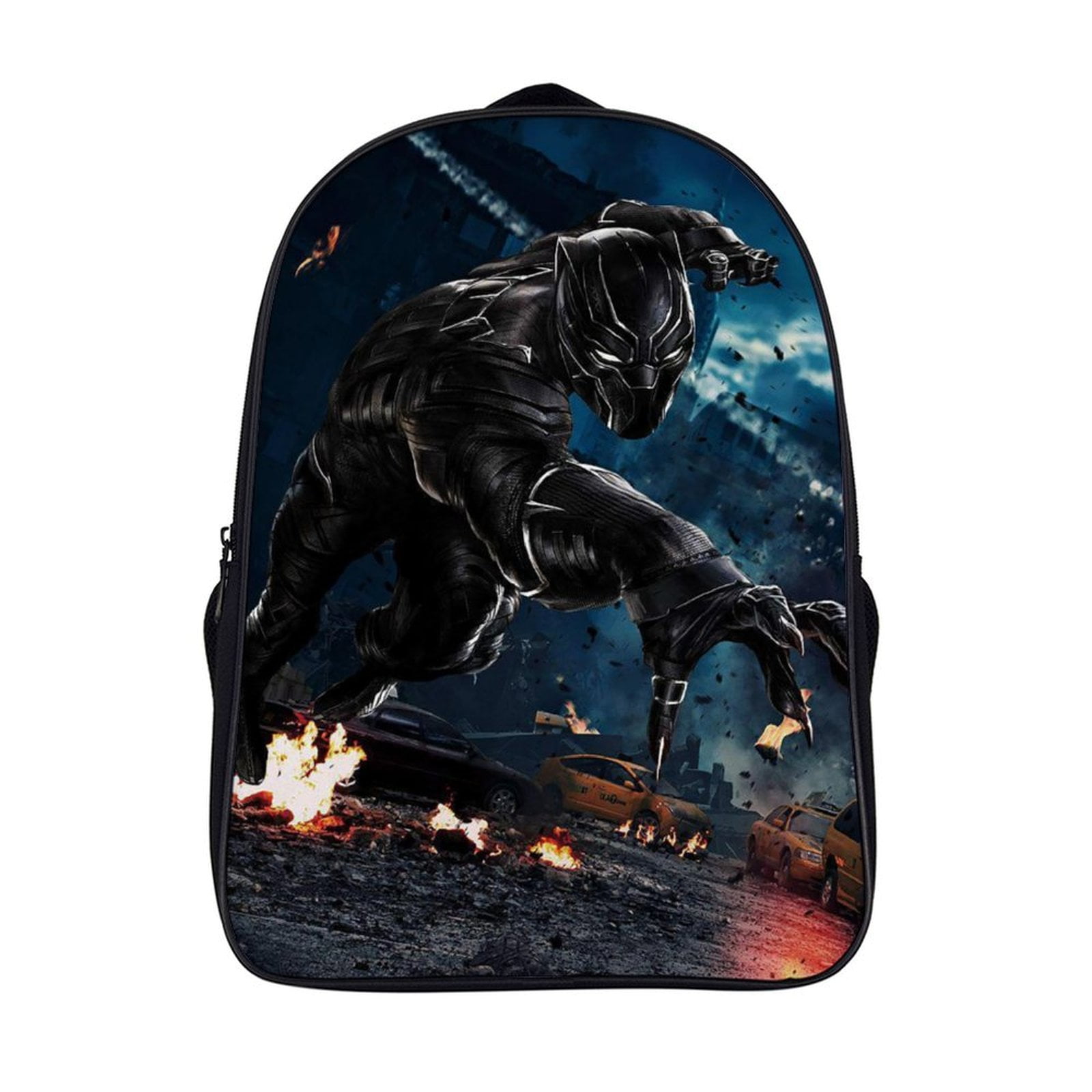 Black Panther Backpack 16 Inch Book Bags Casual Daypack for Travel Work ...
