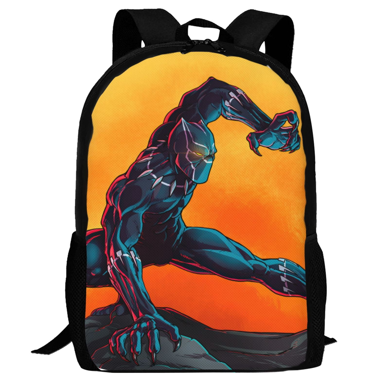 Black Panther Backpack,3d Print Laptop Backpack Lightweight Casual ...