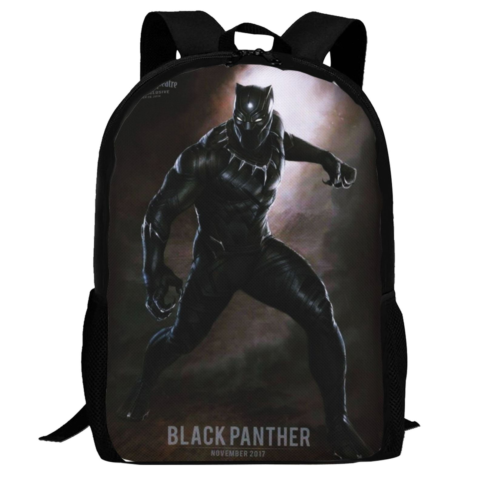 Black Panther Backpack,3d Print Laptop Backpack Lightweight Casual ...